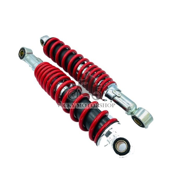 2 PCS REAR SHOCK SUPPORT FOR TMX WAVE CT100 RUSI STX 280mm/ 310mm RED ...