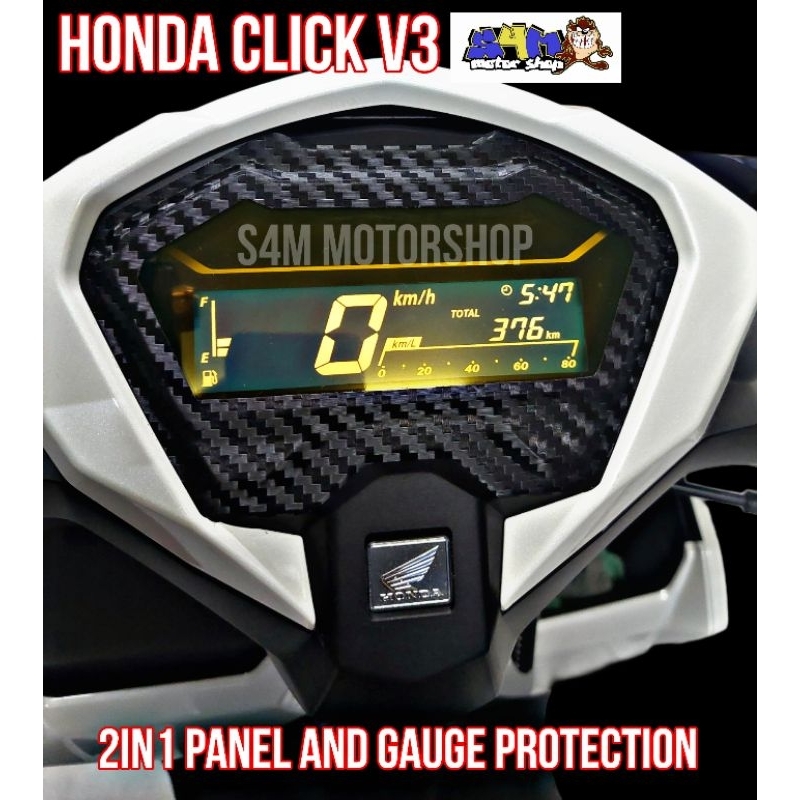 HONDA CLICK V3 2in1 Panel And Gauge Protection (Anti-moist) | Shopee ...