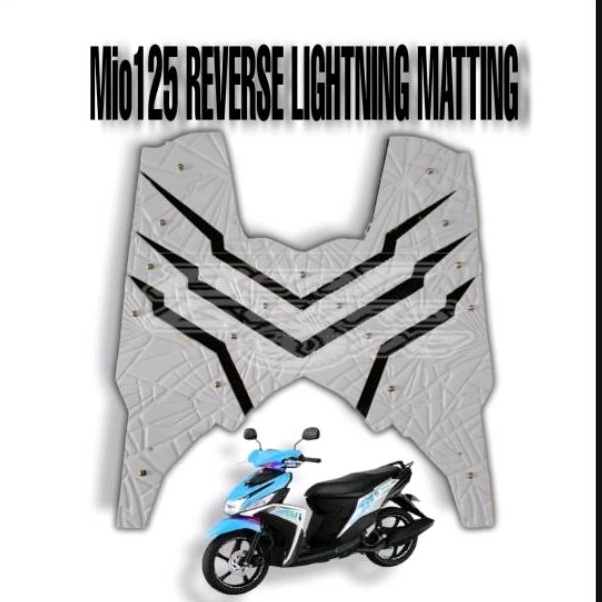 Mio i 125 Rubber Matting Lightning Reverse Design with Stainless Screws ...