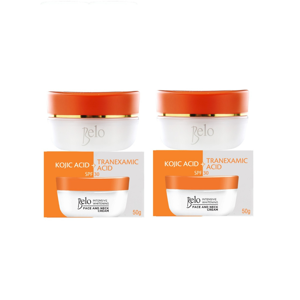 Bundle of 2 Belo Intensive Whitening Face & Neck Cream with SPF30 50g ...