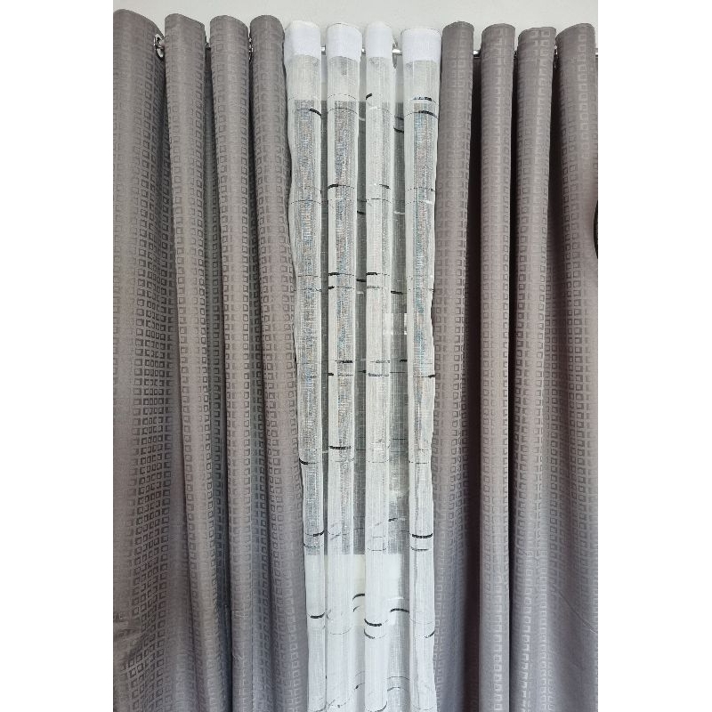 3in1 Enchantress Light Gray +Linen Gray(slab) GrommettTop | Shopee ...