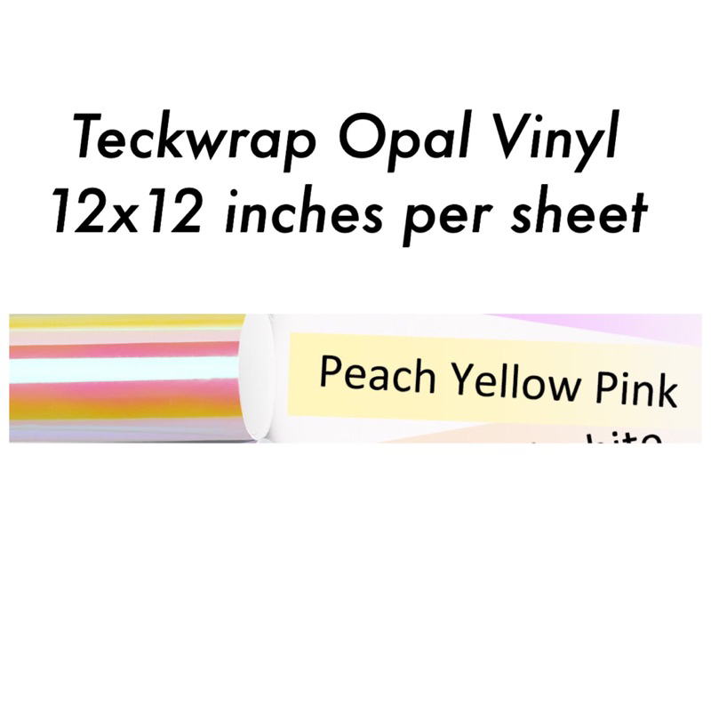 Teckwrap Opal Vinyl in 13 colors 12x12" for Cricut Cameo Vinyl Sticker ...