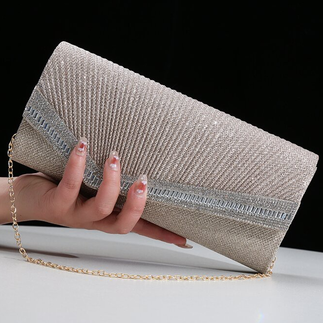 MJ&AJ Party Golden Bags Shiny Handbags Women Lady Wedding Evening ...