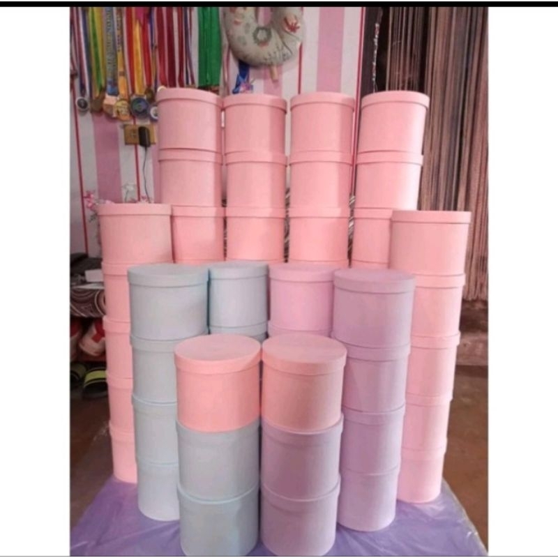 Round Hard boxes mache | Shopee Philippines