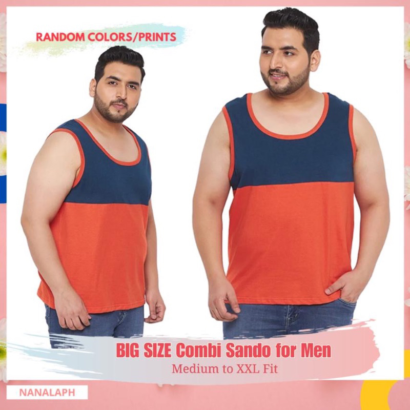 BIG SIZE: Combi Sando for Men [Medium to XXL] - Ben | Shopee Philippines