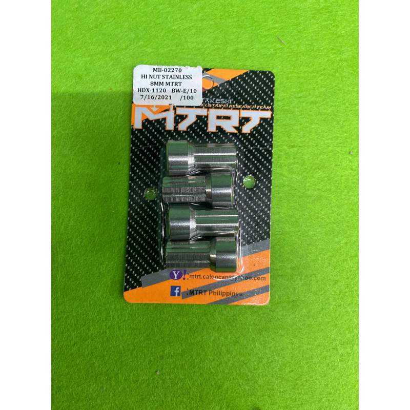 MTRT 8MM HI-nut STAINLESS MIO | Shopee Philippines