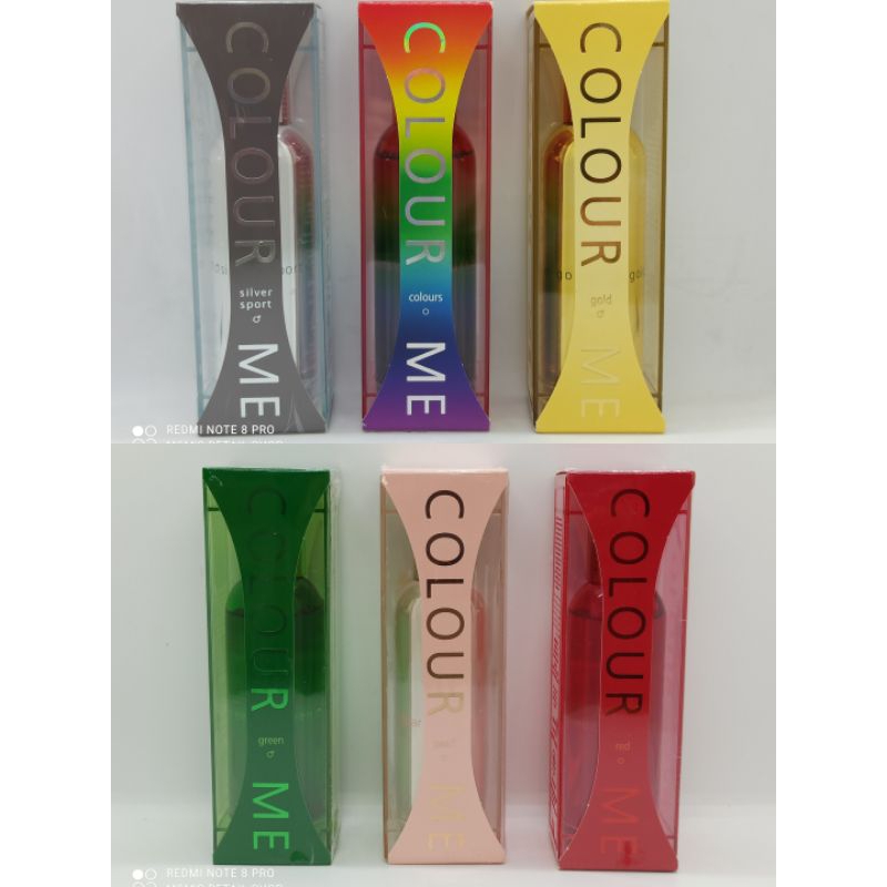 MILTON LLOYD COLOUR ME Perfumes for Men 90ml and Women Body Sprays ...