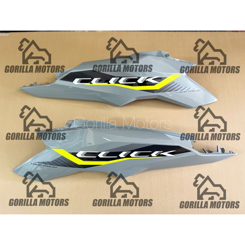 BODY SIDE FAIRINGS (SMOKY GRAY) FOR HONDA CLICK V3 125 2023 | Shopee ...