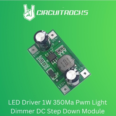 LED Driver 1W 350Ma Pwm Light Dimmer DC Step Down Module | Shopee ...