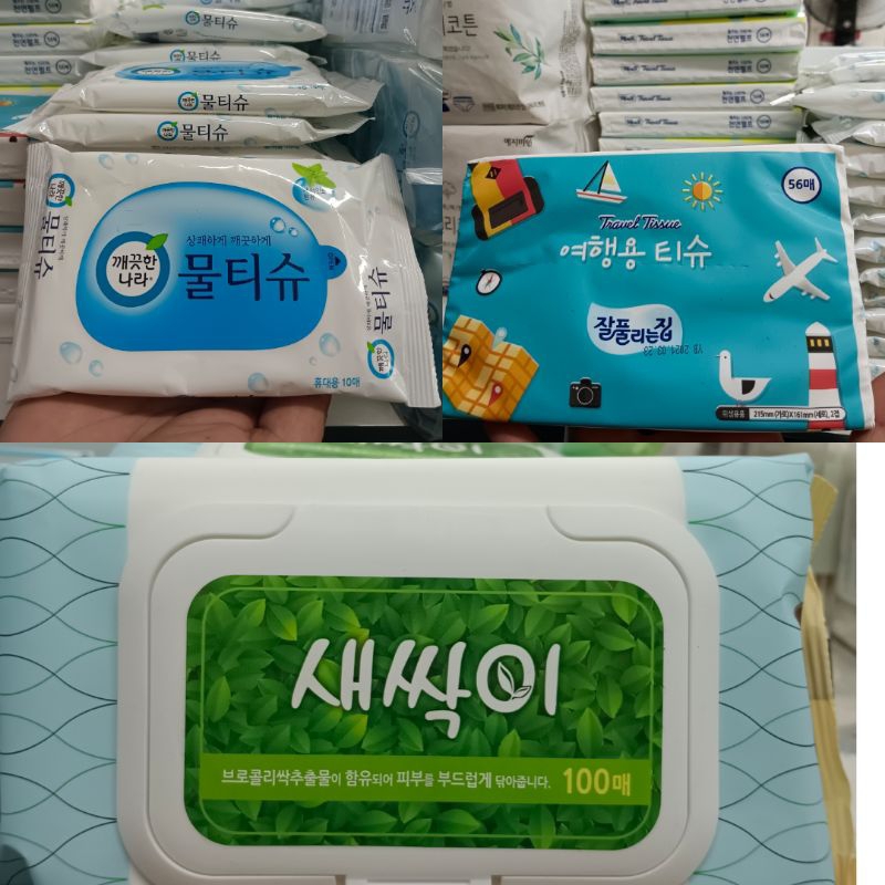 Korean Wet tissue 100pcs (Travel Tissue) | Shopee Philippines