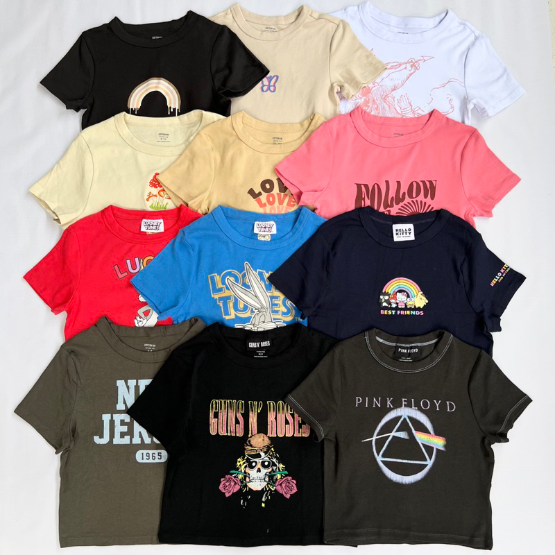Cotton On Micro Fit Graphic Tee (1) | Shopee Philippines