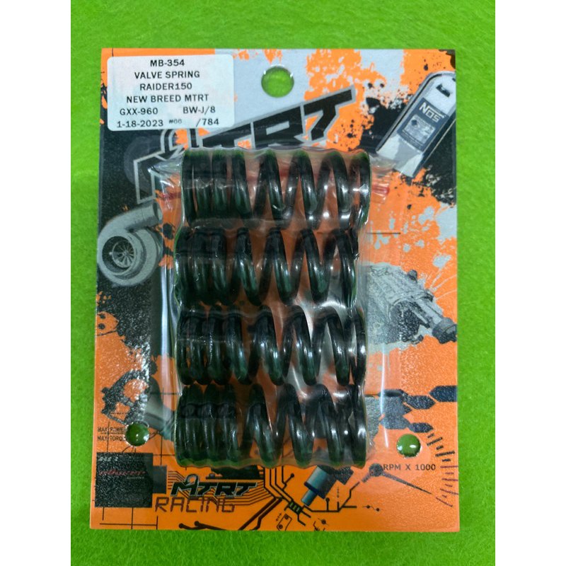VALVE SPRING FOR RAIDER150 CARB TYPE 4X(New Breed) MTRT | Shopee ...
