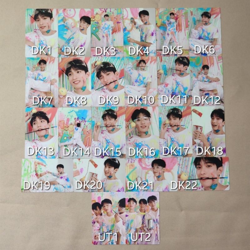 Seventeen DK Official Face The Sun Carat Version Photocards | Shopee ...