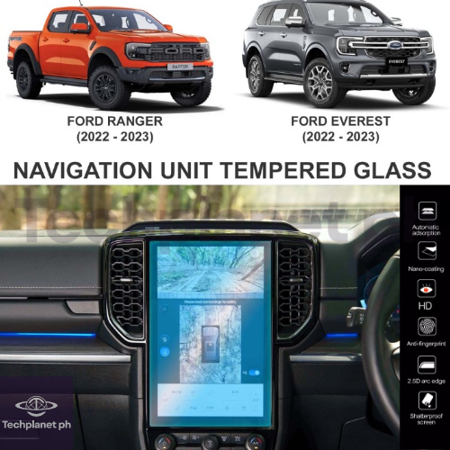 Next Gen Ford Ranger Raptor Ford Everest Infotainment Tempered Glass ...