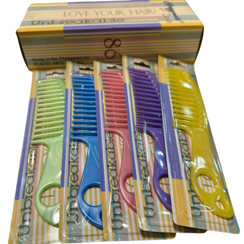 SPRINGMAID Hair COMB NO. 86 PASTEL COLOR scalp massage Hair comb Suklay ...
