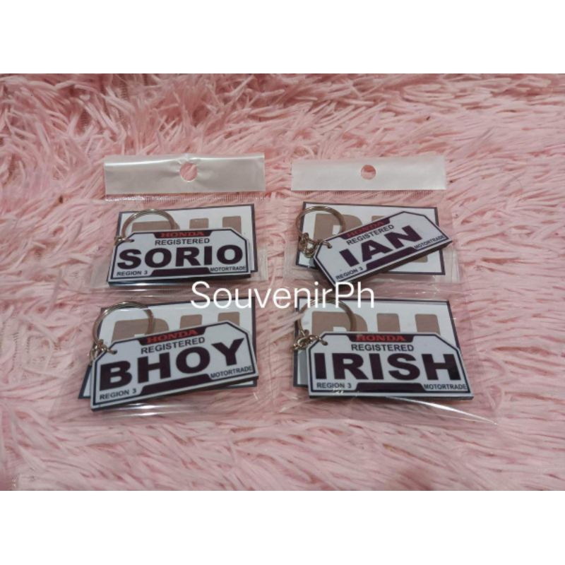 Customized photo & plate keychain (sintra board) | Shopee Philippines