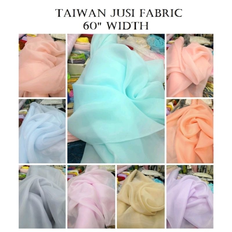 [PAGE 1] TAIWAN JUSI FABRIC 60"width sold in yards | Shopee Philippines