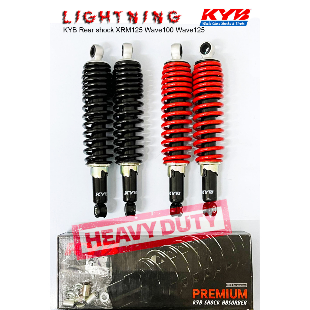 KYB Heavy duty Rear shock XRM125 Wave100 Wave125 KYB shock absorber ...