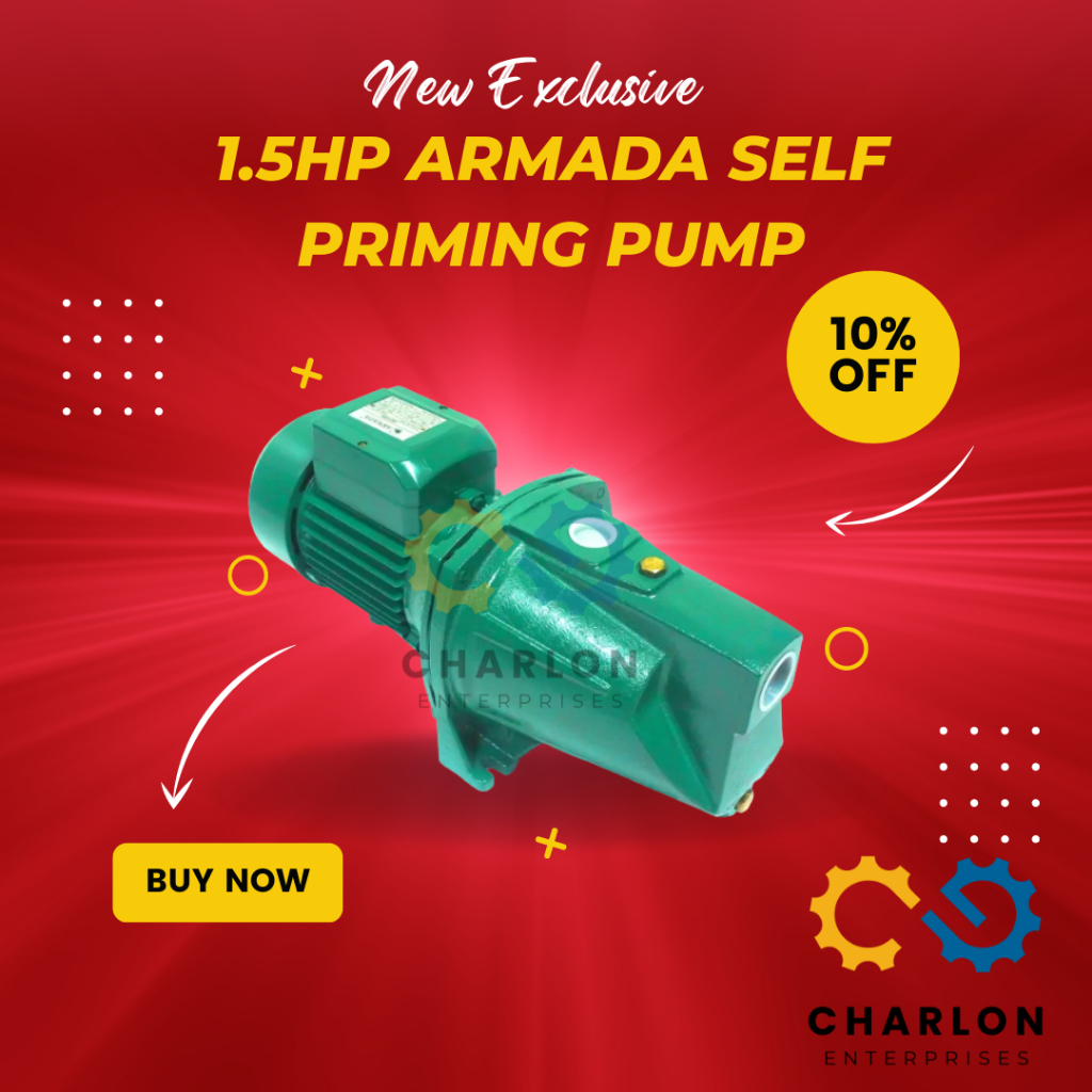 1.5HP ARMADA SELF PRIMING WATER PUMP | Shopee Philippines