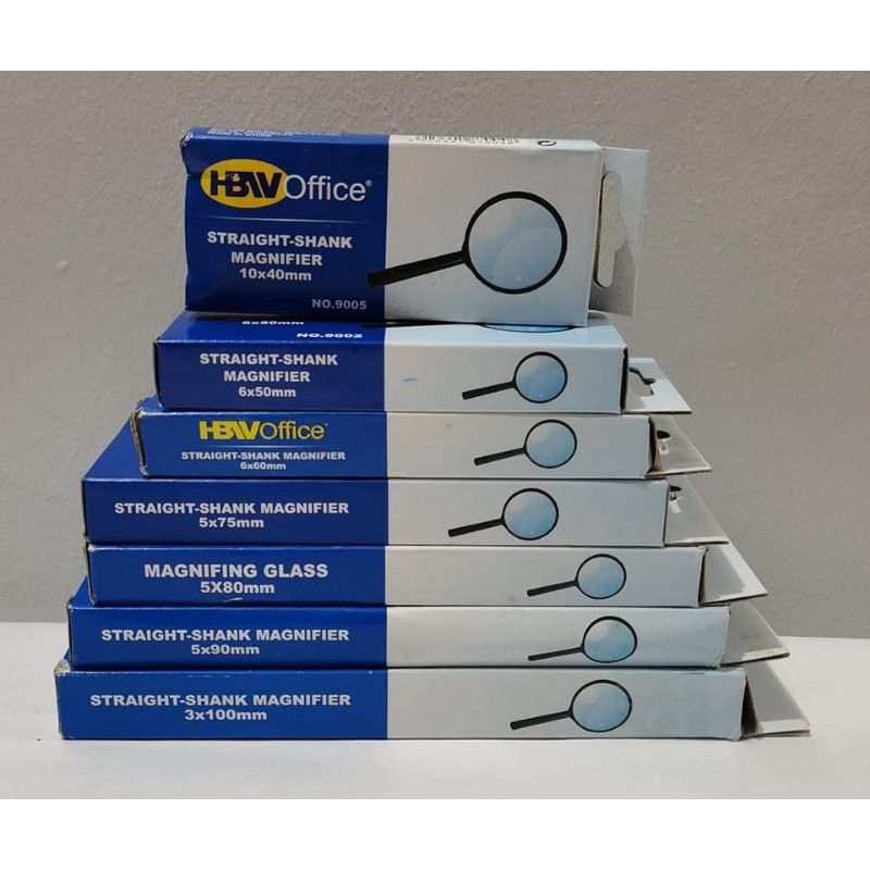 HBW Student Magnifying Glass w/Plastic or Metal Frame 2"/ 2 1/2" / 3 ...