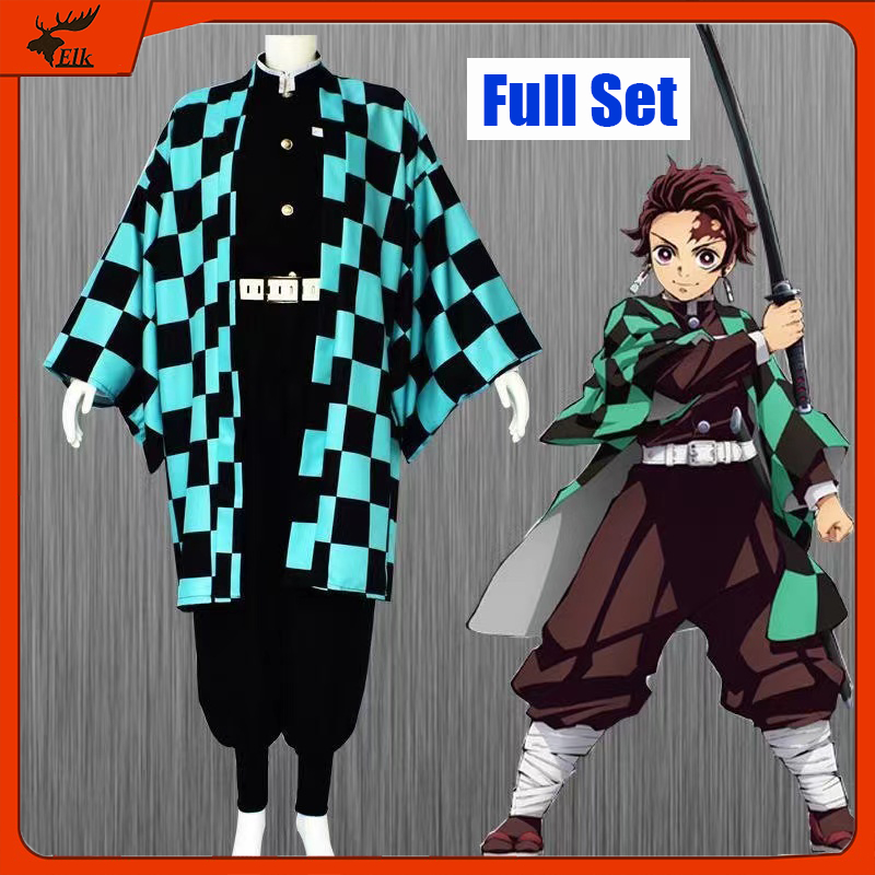Demon Slayer Tanjirou Costume Anime Demon Slayer Cosplay Tanjirou ...