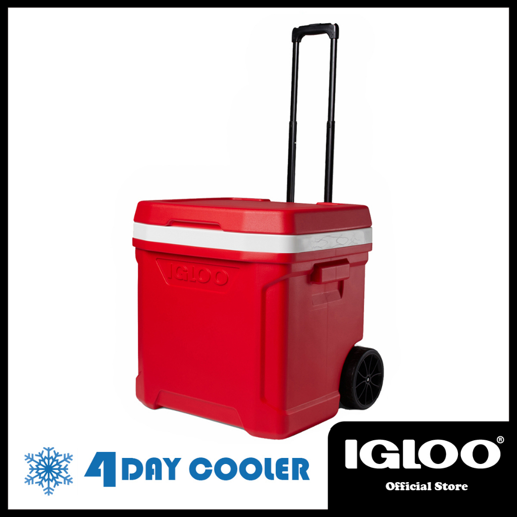 Igloo Profile II 60 Qt Roller Cooler (Red Star)(34681) | Shopee Philippines