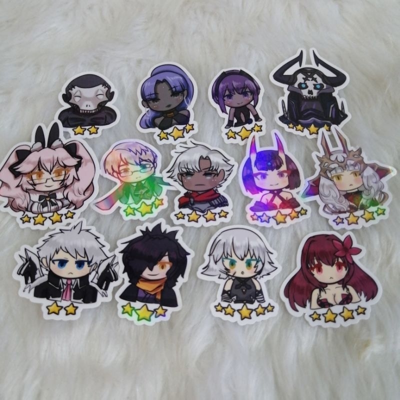 Fate Grand Order Assassin Class Servants Holographic Waterproof ...