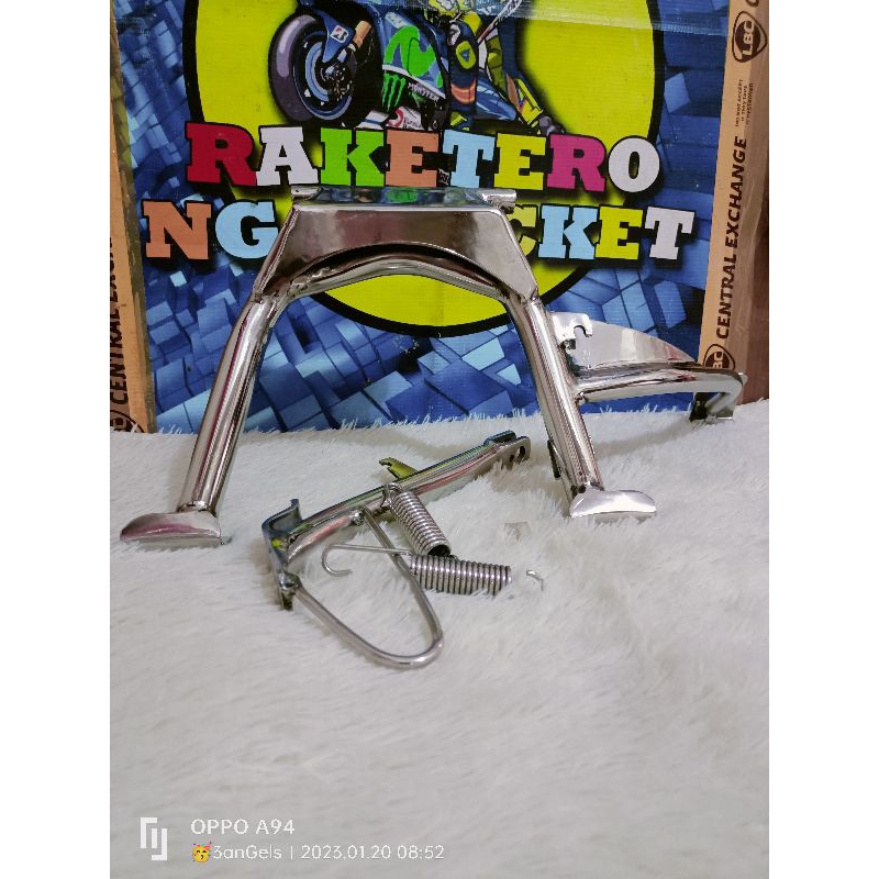 HONDA ADV160 STAINLESS SIDE&CENTER STAND W.SPRING | Shopee Philippines