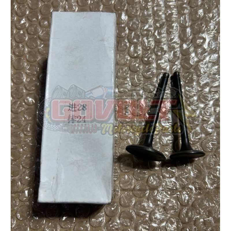 INTAKE EXHAUST VALVE/ ENGINE VALVE MIO BIG VALVE 24/28 5MM (STEM ...