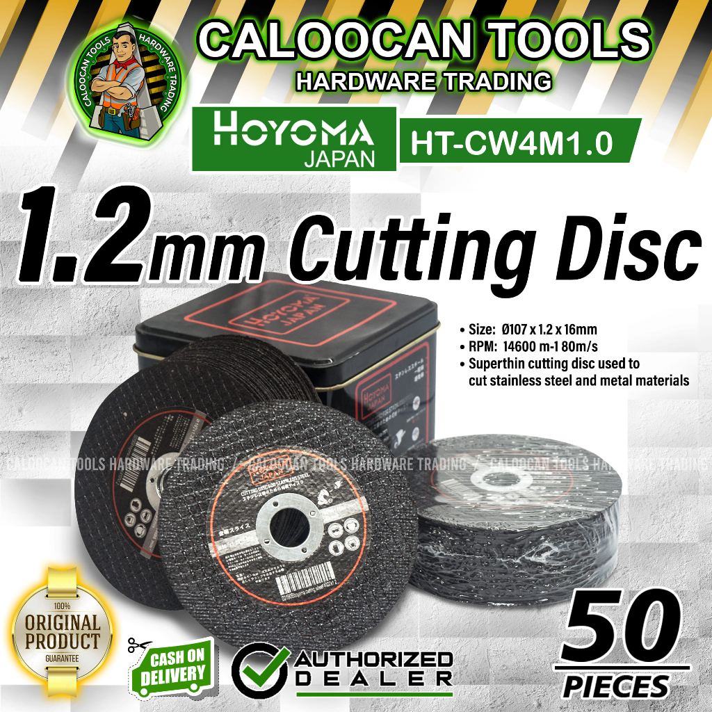HOYOMA Japan HT-CW4M1.0 100x1.0 Cutting Disc / Cutting Wheel for ...