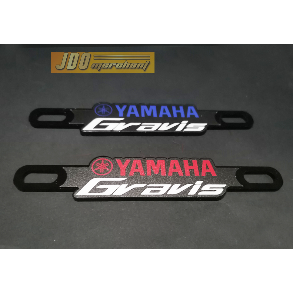 Yamaha Gravis Plate Emblem Plate badge free keylace | Shopee Philippines