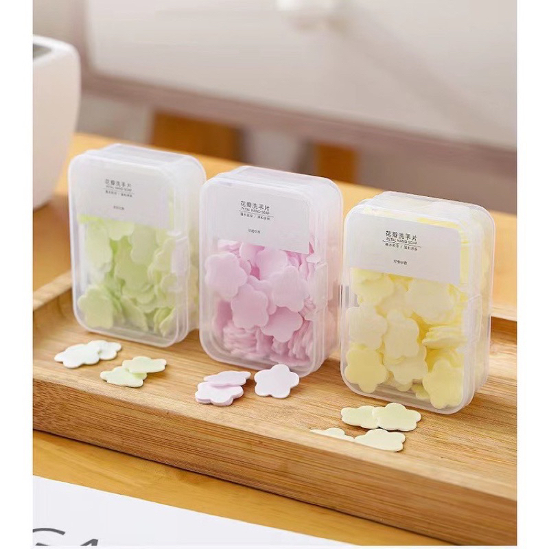 Portable Soap Sheets for Hand Washing, Antibacterial Travel Soap Sheets ...