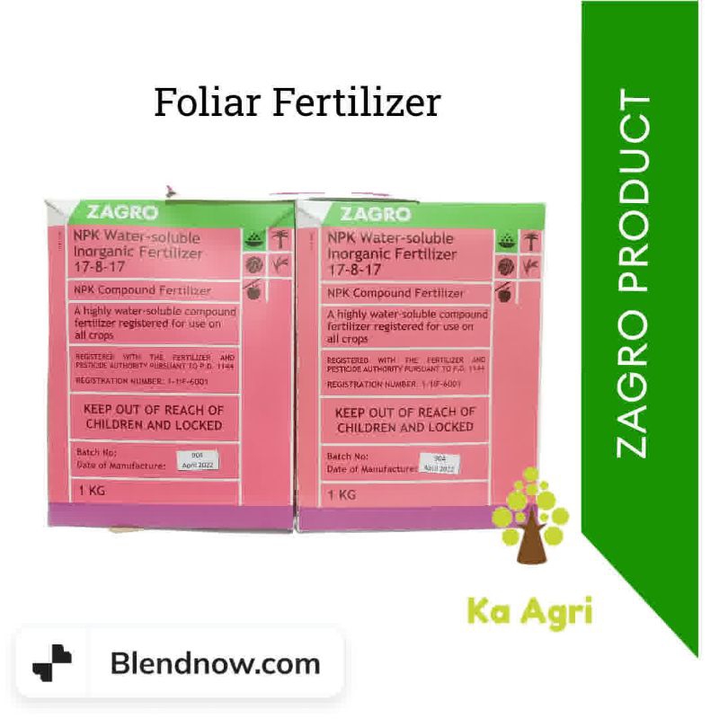 Zagro NPk Foliar Fertilizer 1kg. | Shopee Philippines