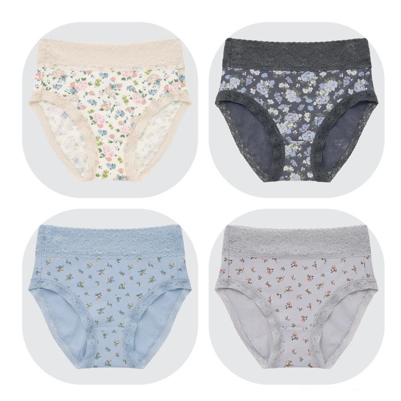 Uniqlo Women High Rise Brief - Lace | Shopee Philippines