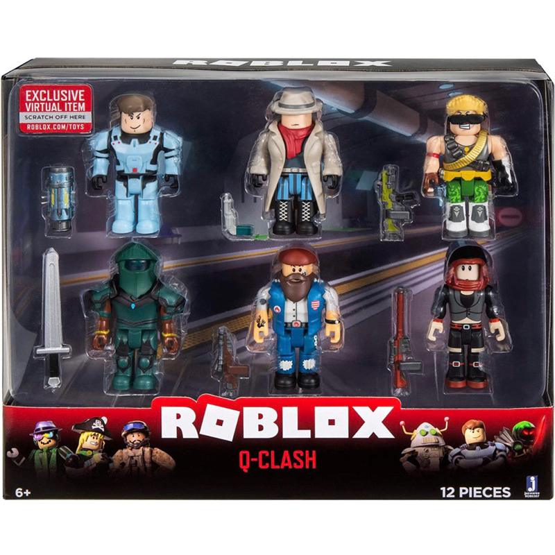 Roblox Action Collection - Q-Clash Six Figure Pack [Includes Exclusive ...