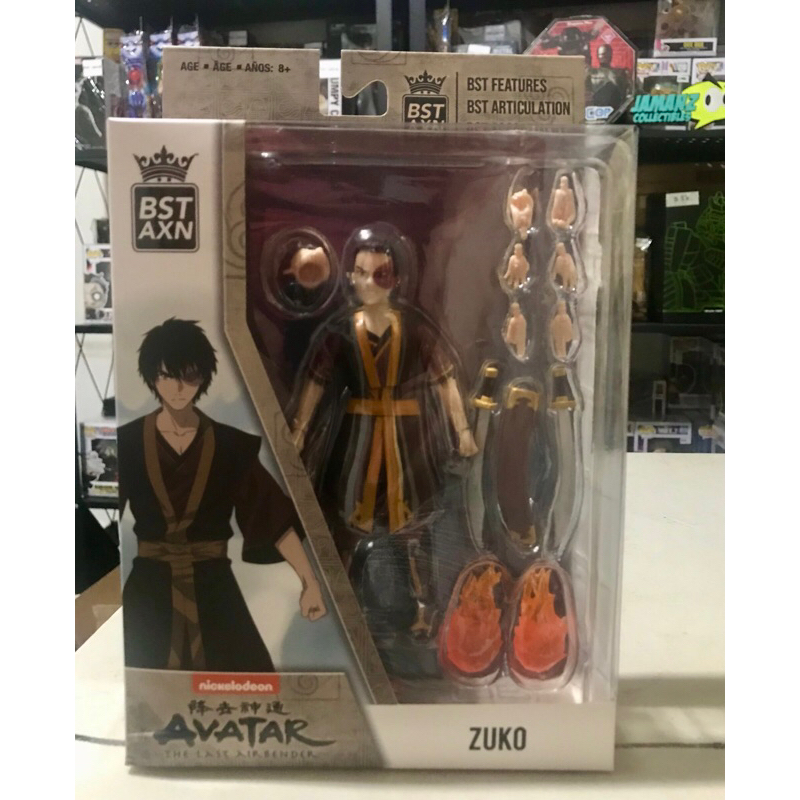 Avatar: The Last Airbender Zuko BST AXN 5-Inch Action Figure BIB ...