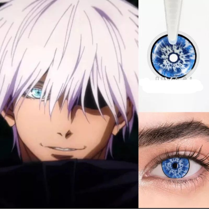 [ Onhand ] • Gojo Satoru Jujutsu No Kaisen Anime Contact Lens | Shopee ...