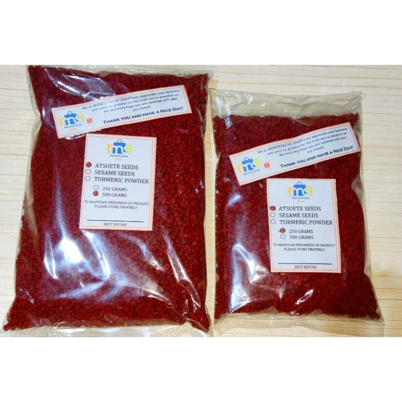 atsuete/annato seed available 250grams/500grams | Shopee Philippines