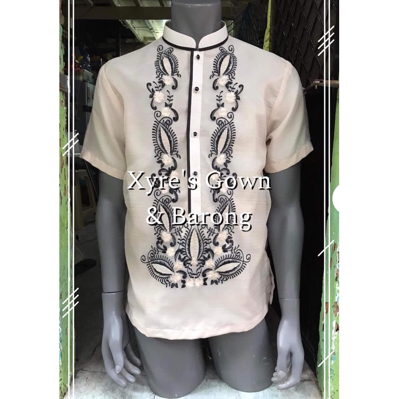 Polo Barong with Lining/ Piña Organza/ Not Shiny- Direct Tahian ...