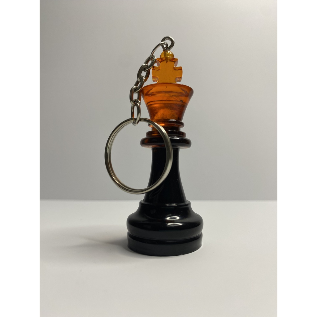 Chess Keychain Resin (Amber/Black) | Shopee Philippines