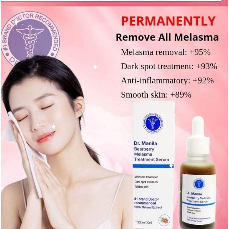 Dr. Manila Serum/30ml-Removes Melasma and scar permanently | Shopee ...