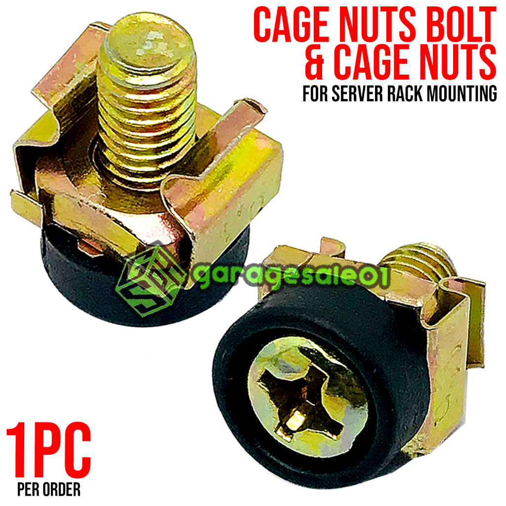 1PC Cage Nut Bolts and Cage Nuts for Server Rack Mounting | Shopee ...