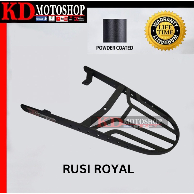 Rusi Royal DC Monorack Bracket | Shopee Philippines