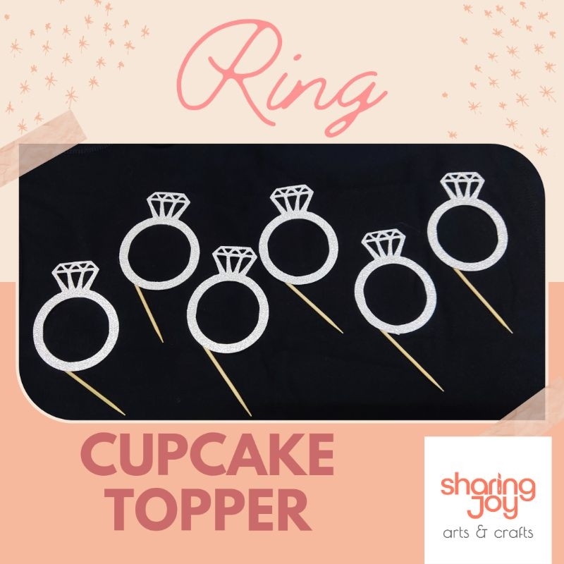 Engagement Ring cupcake topper | Shopee Philippines