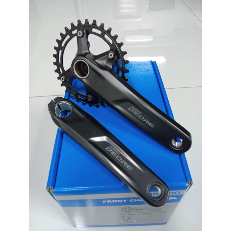 SHIMANO DEORE M5100 CRANKSET without BB 1x and 2x | Shopee Philippines