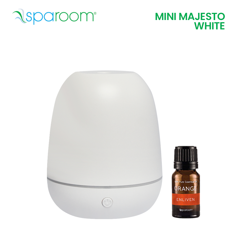 Megafresh Sparoom Mini Majesto White Ultrasonic Diffusing Mist | Shopee ...