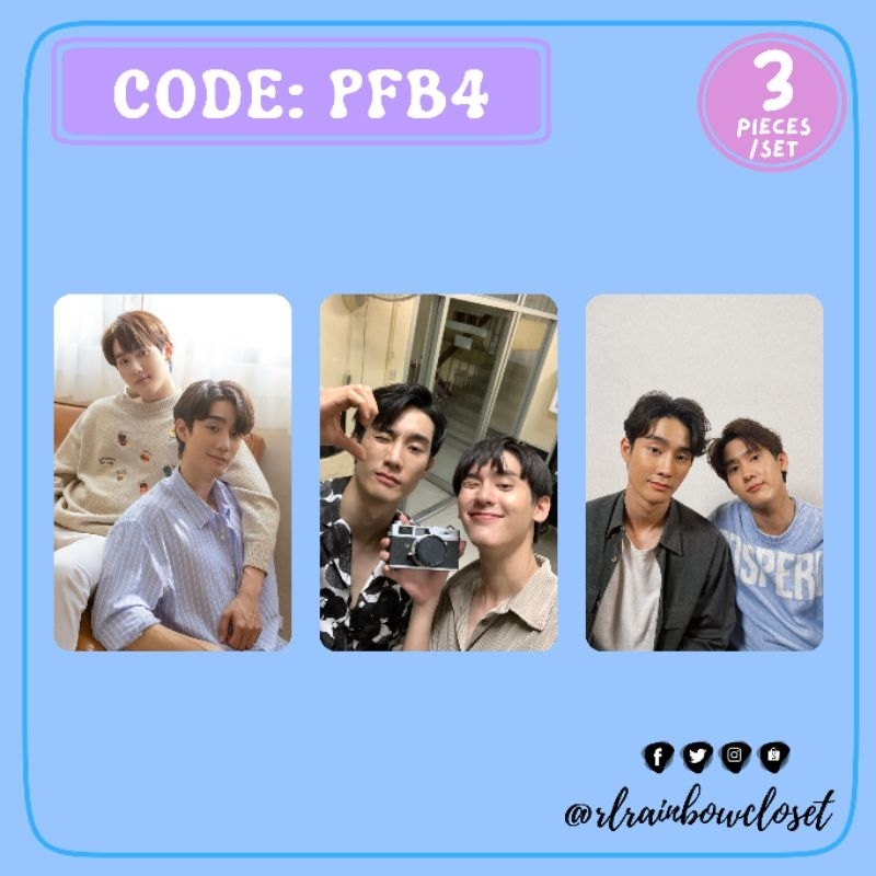 Thai BL ForceBook Photocards Force Jiratchapong Book Kasidet | Shopee Philippines