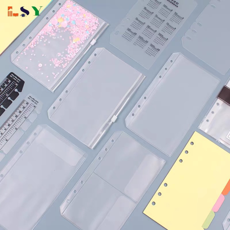LSY Clear Pocket / Ziplock /Calling cards for Binder A5 A6 | Shopee ...