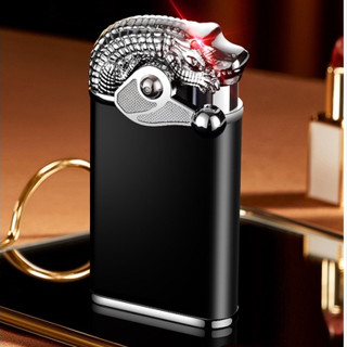 Dual Flame Animal Lighters/Crocodile and Tiger Double Flame Refillable ...