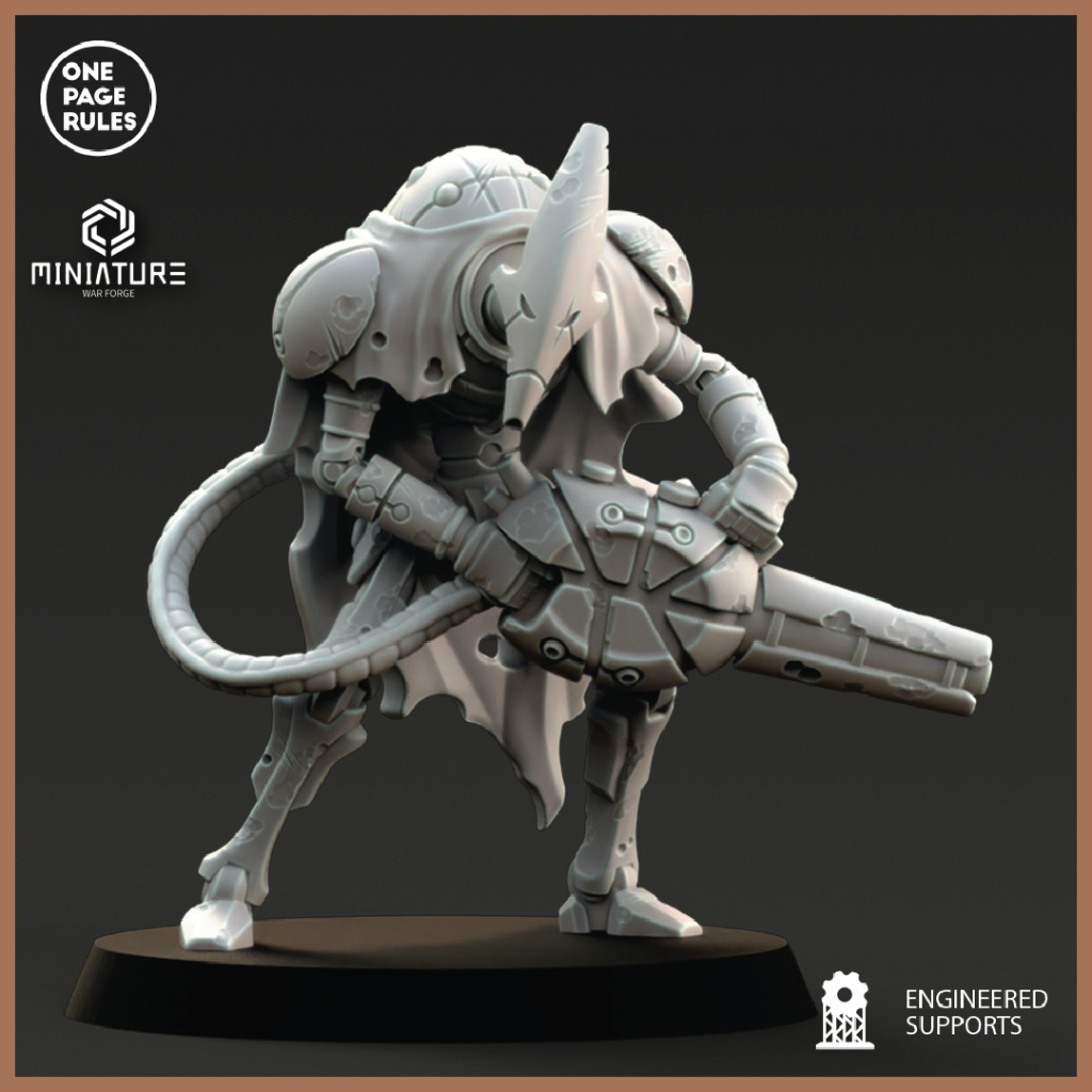 One Page Rules - Robot Legions Warrior w/ free themed base | Shopee ...